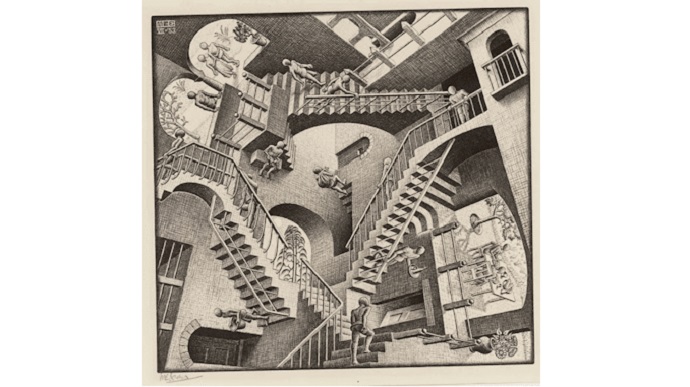 O mundo mágico de Escher, por Marcelo Guimarães Lima